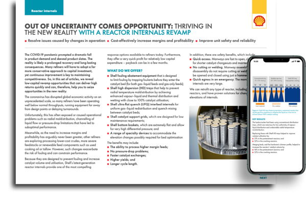 Thriving in the new reality with a reactor internals revamp